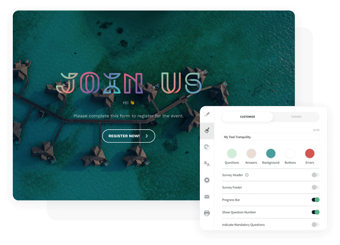 SurveySparrow themes: Design & Customize Vibrant Surveys